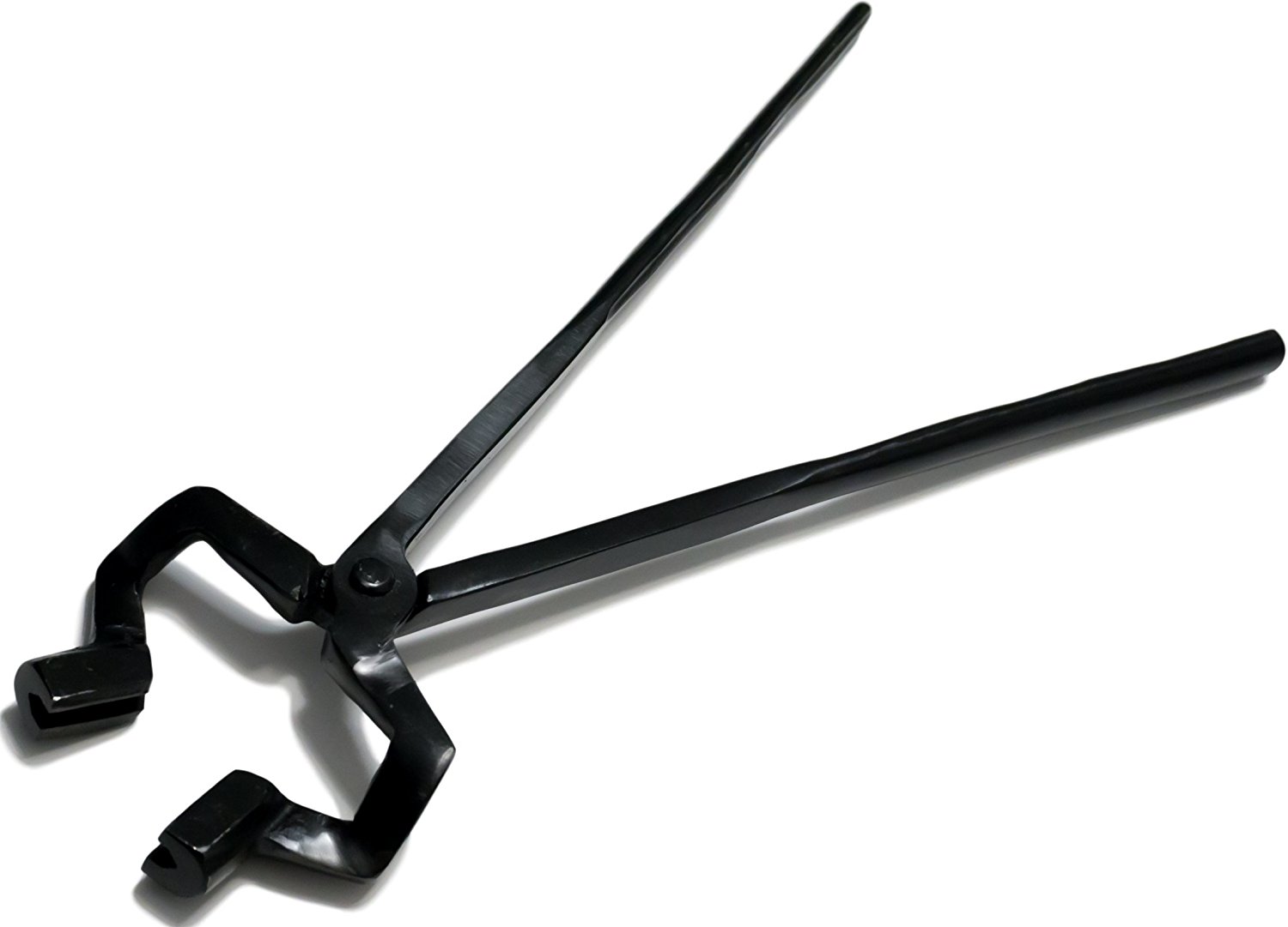 SOLD OUT Offset Z-type Tongs with V-bit jaws 17″ – BetterForge Tools